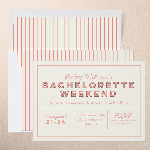 Outlined Headline 5x7 Stationery Card by Hello, Kelle | Shutterfly