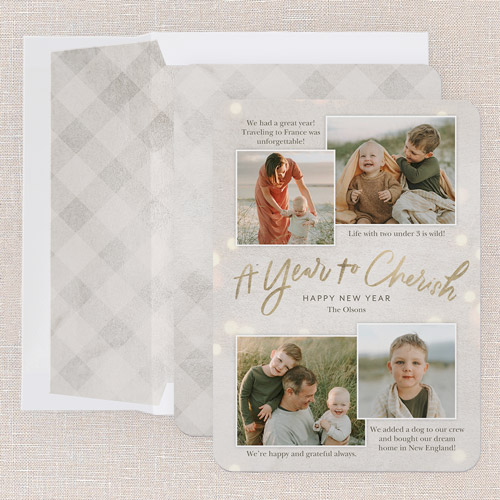 Cherished Bokeh Bliss 5x7 Stationery Card by Petite Lemon | Shutterfly