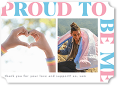 5x7 Multiple Ticket Pride Cards | Happy Pride Month Greeting Cards ...