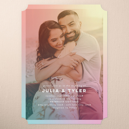 Colorful Wedding Invitations | Shutterfly