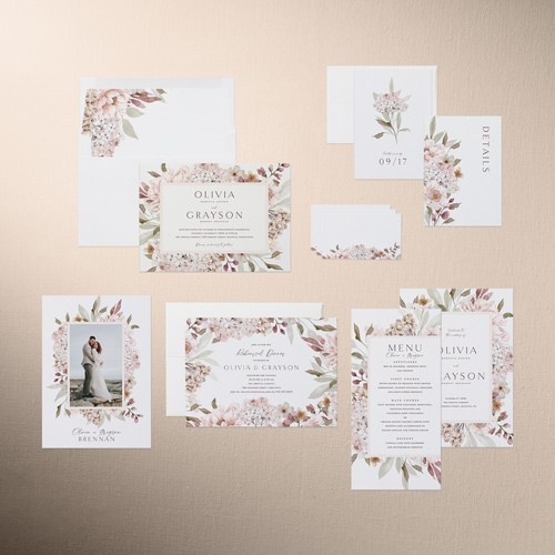 Hydrangea Highlight 5x7 Stationery Card by Lady Jae | Shutterfly