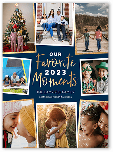 Our Favorite Moments 6x8 Stationery Card by Yours Truly | Shutterfly