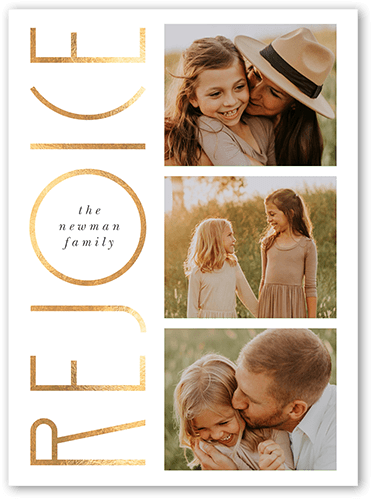 Rejoice Sideways 6x8 Stationery Card by Yours Truly | Shutterfly