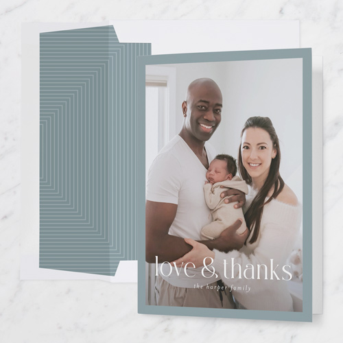 Minimal Border 5x7 Folded Card by Yours Truly | Shutterfly