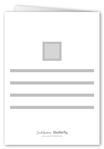 Loving Salutations 5x7 Folded Card by Sarah Hawkins Designs | Shutterfly