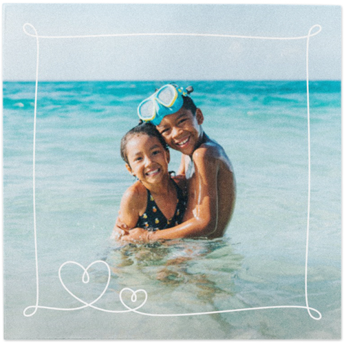 Doodle Heart Border Removable Stickers by Shutterfly | Shutterfly