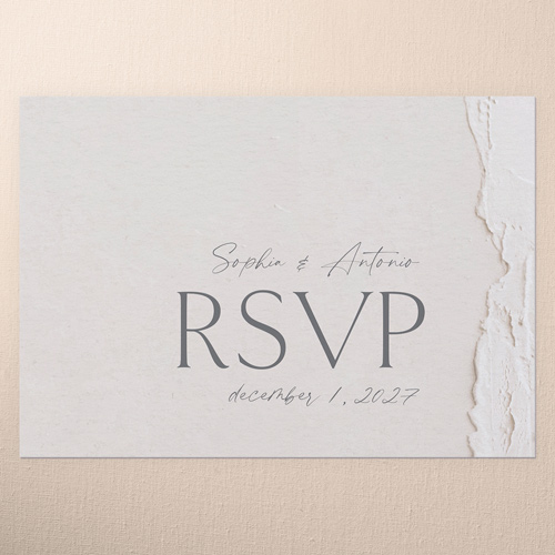Torn Textures RSVP Card by Petite Lemon | Shutterfly