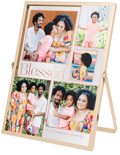 Blessed Collage Tabletop Floating Framed Print by Shutterfly | Shutterfly