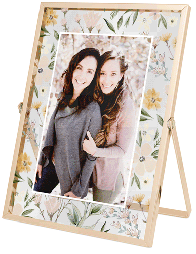 Pressed Flower Frame Tabletop Floating Framed Print by Shutterfly | Shutterfly