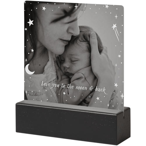 Moon And Stars Overlay Tabletop Metal Prints by Shutterfly | Shutterfly