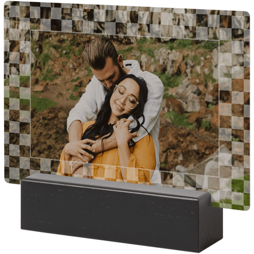 Checker Border Tabletop Metal Prints by Shutterfly | Shutterfly