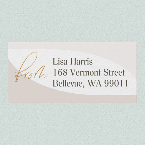 Artistic Arches Address Label by Jill Smith | Tiny Prints