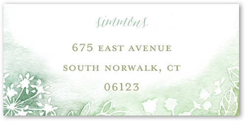 Blissfully Framed Address Label by Lady Jae Designs | Tiny Prints