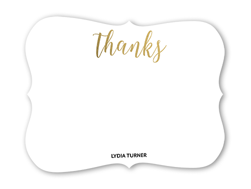 Shining Gratitude 5x7 Unique Thank You Cards | Tiny Prints
