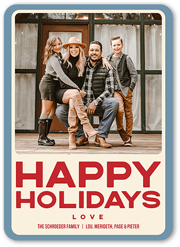 Vintage Joyous 5x7 Stationery Card by Robyn Miller | Tiny Prints