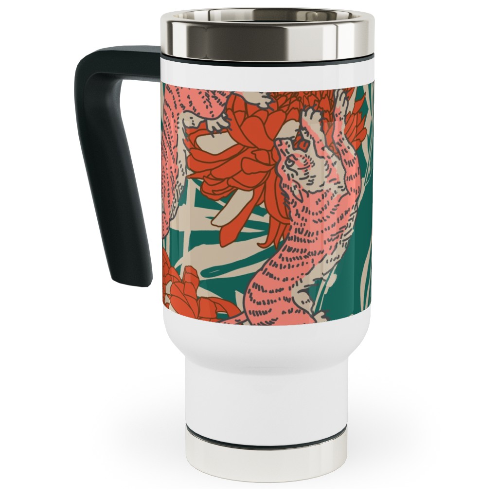 Bengal Kuma Tiger - Multi Travel Mug with Handle | Shutterfly