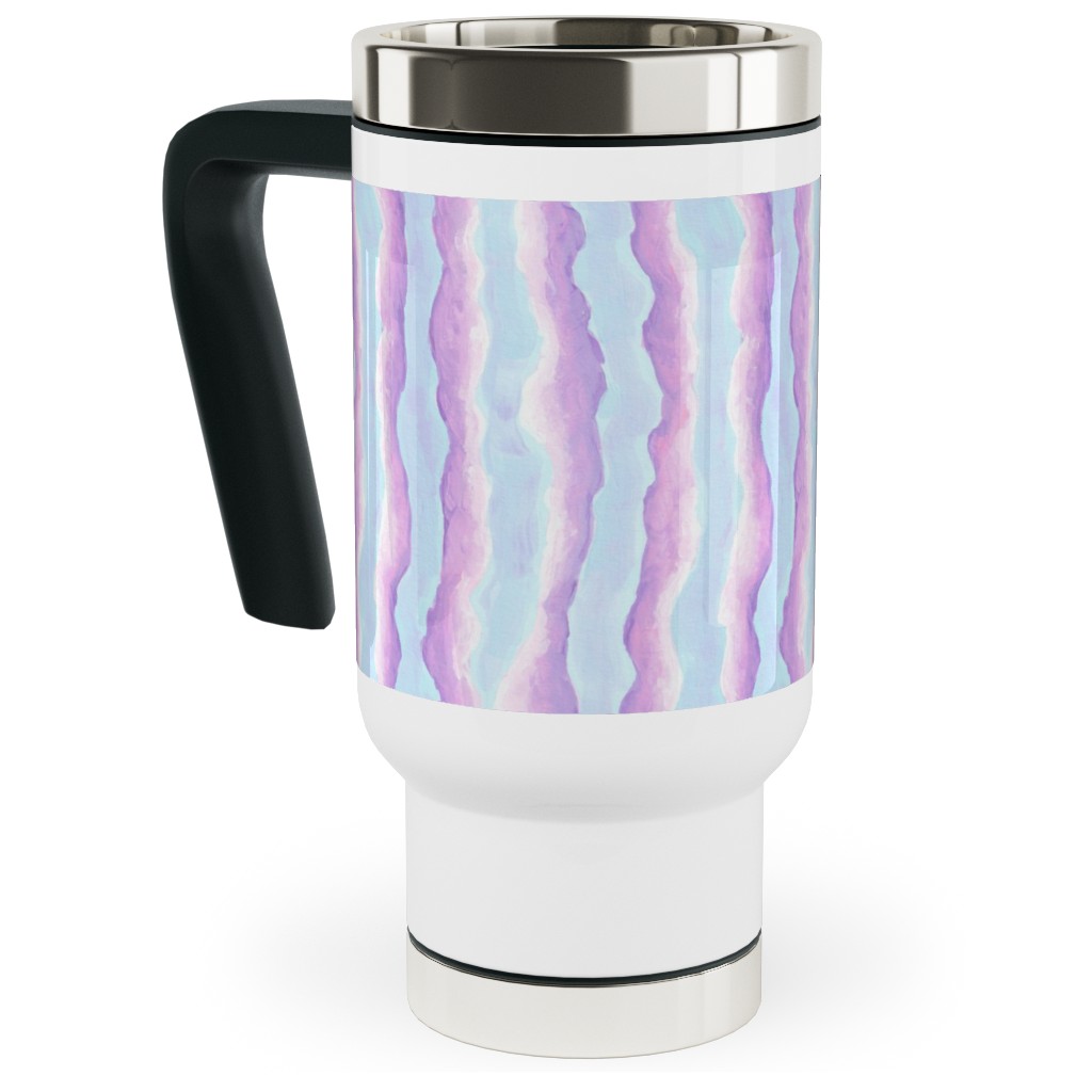 Sunset Cloud Stripe Travel Mug with Handle | Shutterfly