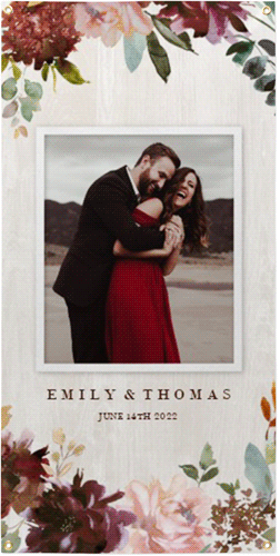 Muted Florals Vertical Vinyl Banner by Shutterfly | Shutterfly