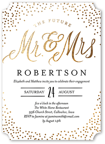 White Party Invitations | Shutterfly