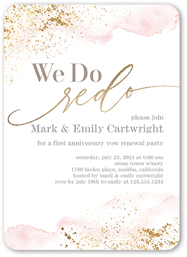 We Do Redo 5x7 Stationery Card by Sarah Hawkins Designs | Shutterfly