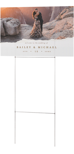 Patterned Paper Yard Sign by Shutterfly | Shutterfly