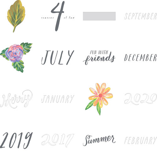 Painted Seasons Calendar Wall Calendar | Shutterfly