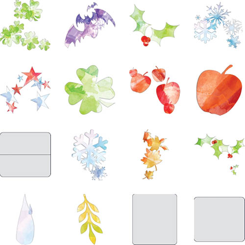 Watercolor Seasons Wall Calendar | Shutterfly