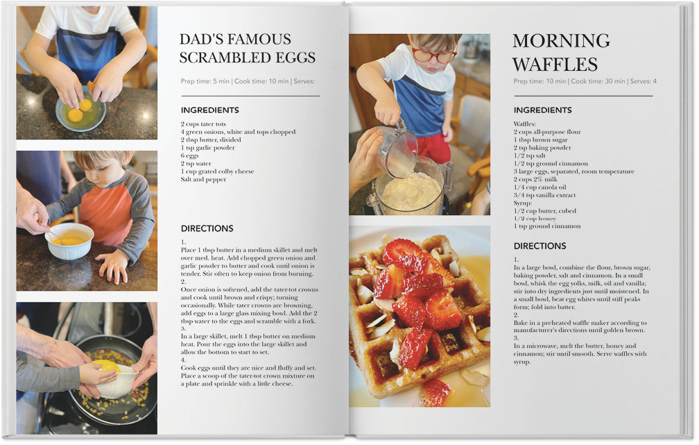Classic Recipes Photo Book | Shutterfly