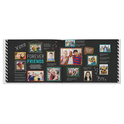 Chalkboard Yearbook Photo Book | Shutterfly