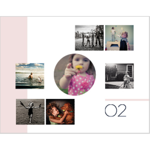 Modern Collage Wall Calendar | Shutterfly