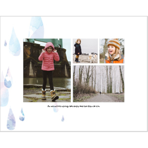 Watercolor Seasons Wall Calendar | Shutterfly