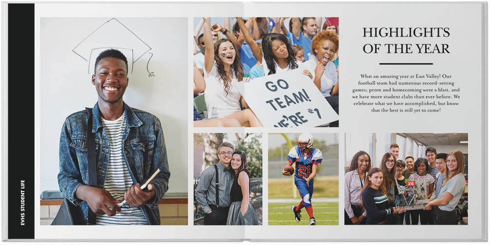 Classic School Yearbook Photo Book | Shutterfly
