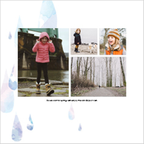 Watercolor Seasons Wall Calendar | Shutterfly