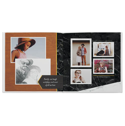 Wood and Marble Patterns Photo Book | Shutterfly